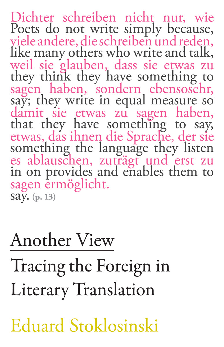 Another View: Tracing the Foreign in Literary Translation – Dalkey ...
