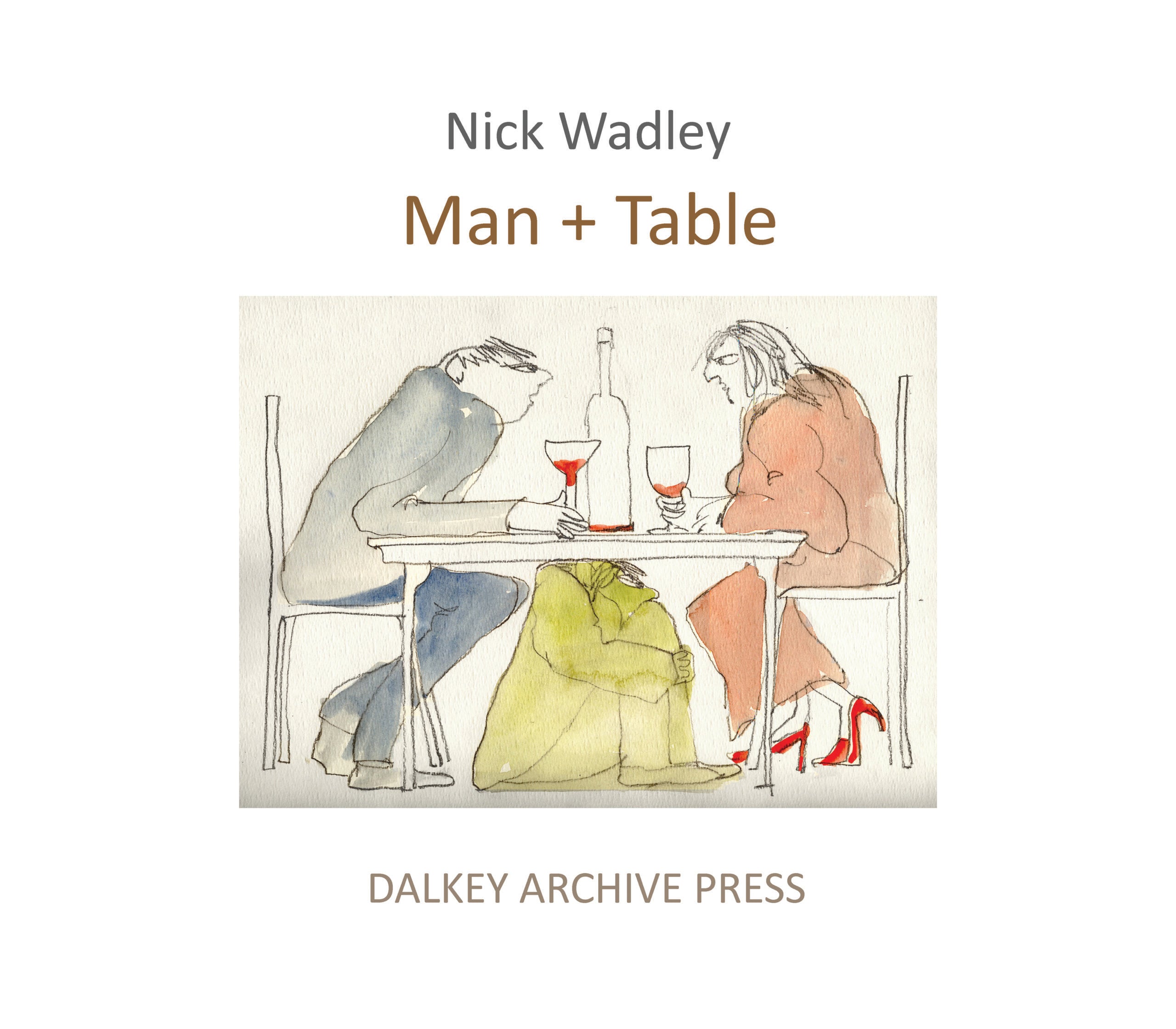 Man + Table – Dalkey Archive Press